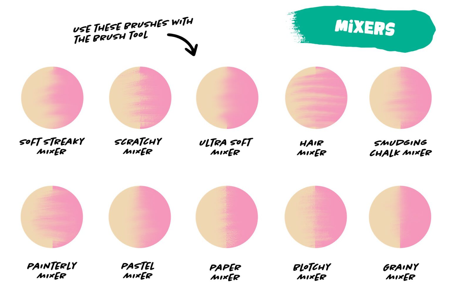 20 Blending Brushes - Art With Flo