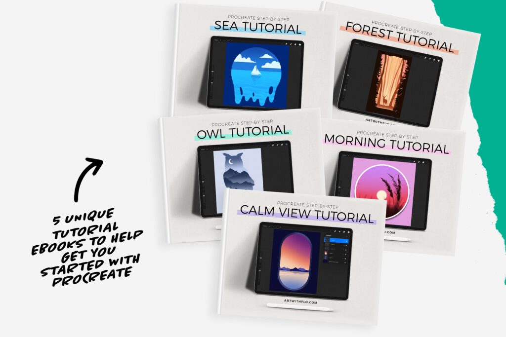5 Tutorial Ebooks - Art With Flo