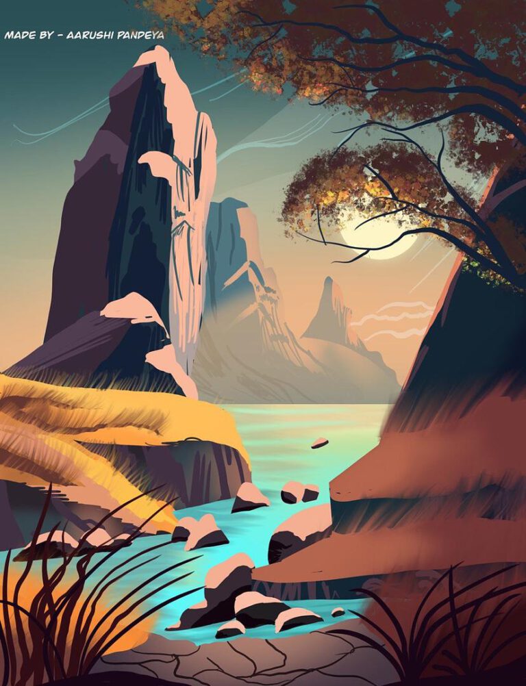 80 Landscape Brushes - Art With Flo