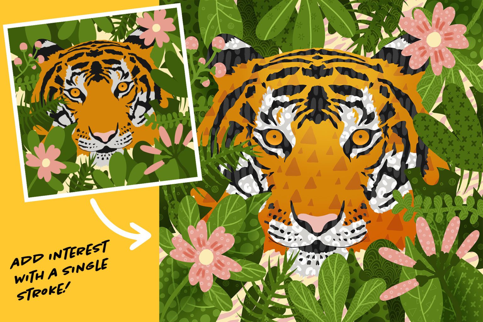 40 Seamless Pattern Brushes - Art With Flo