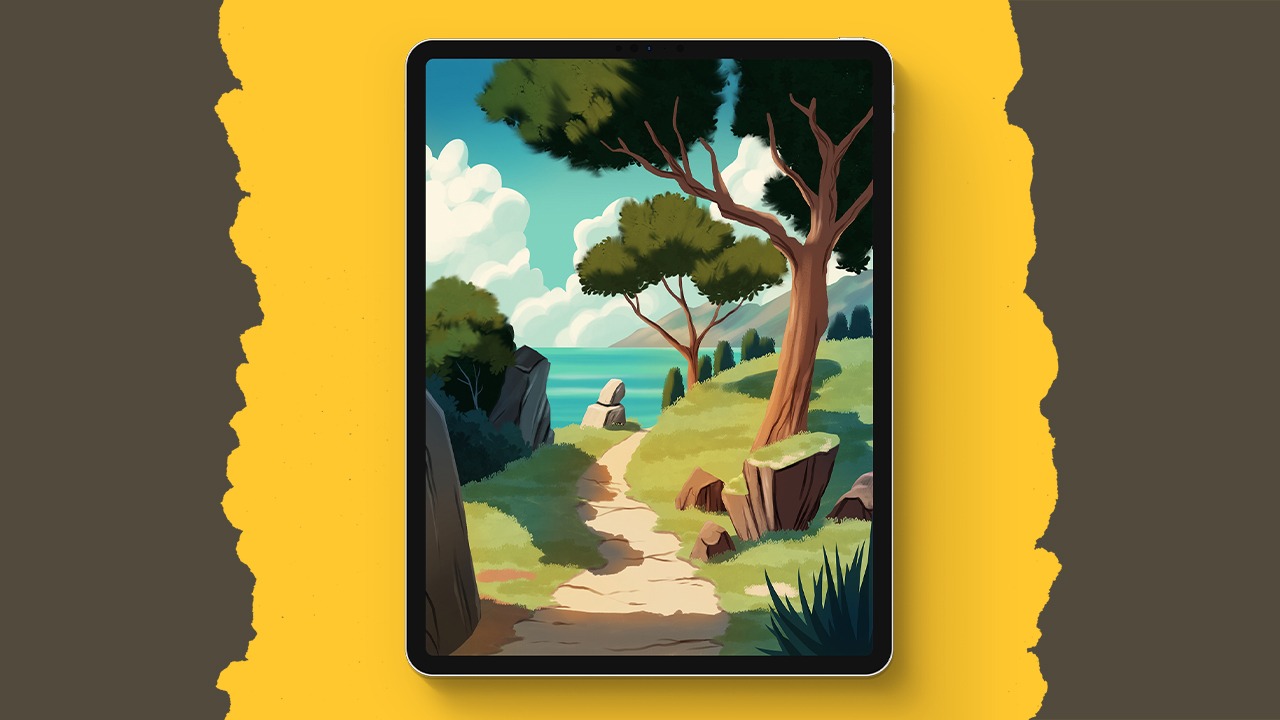 Ghibli Style Landscape - Art With Flo
