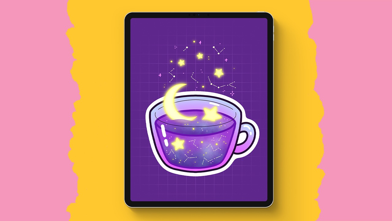 Galaxy Tea - Art With Flo