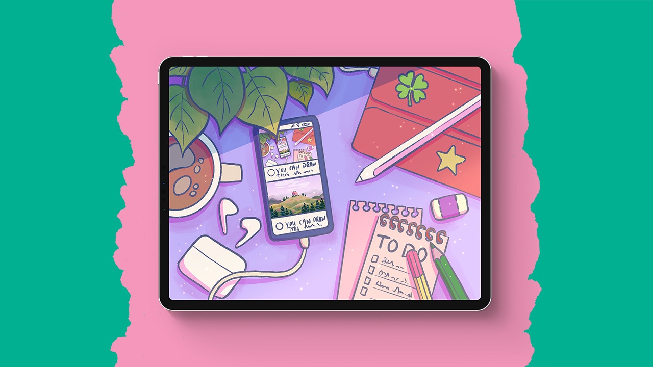 Study Desk Art With Flo