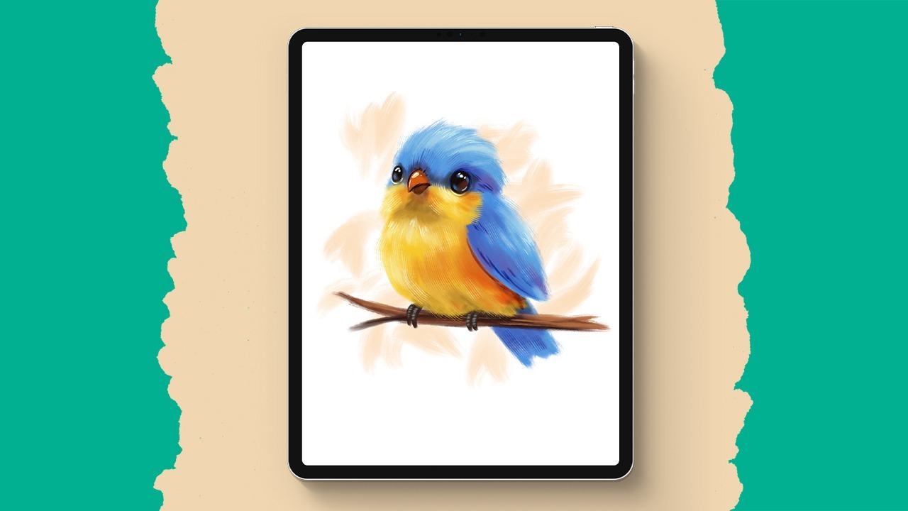 Cute Bird - Art With Flo